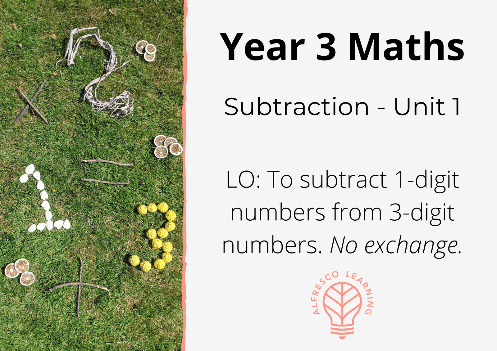 taking-year-3-subtraction-unit-1-outdoors